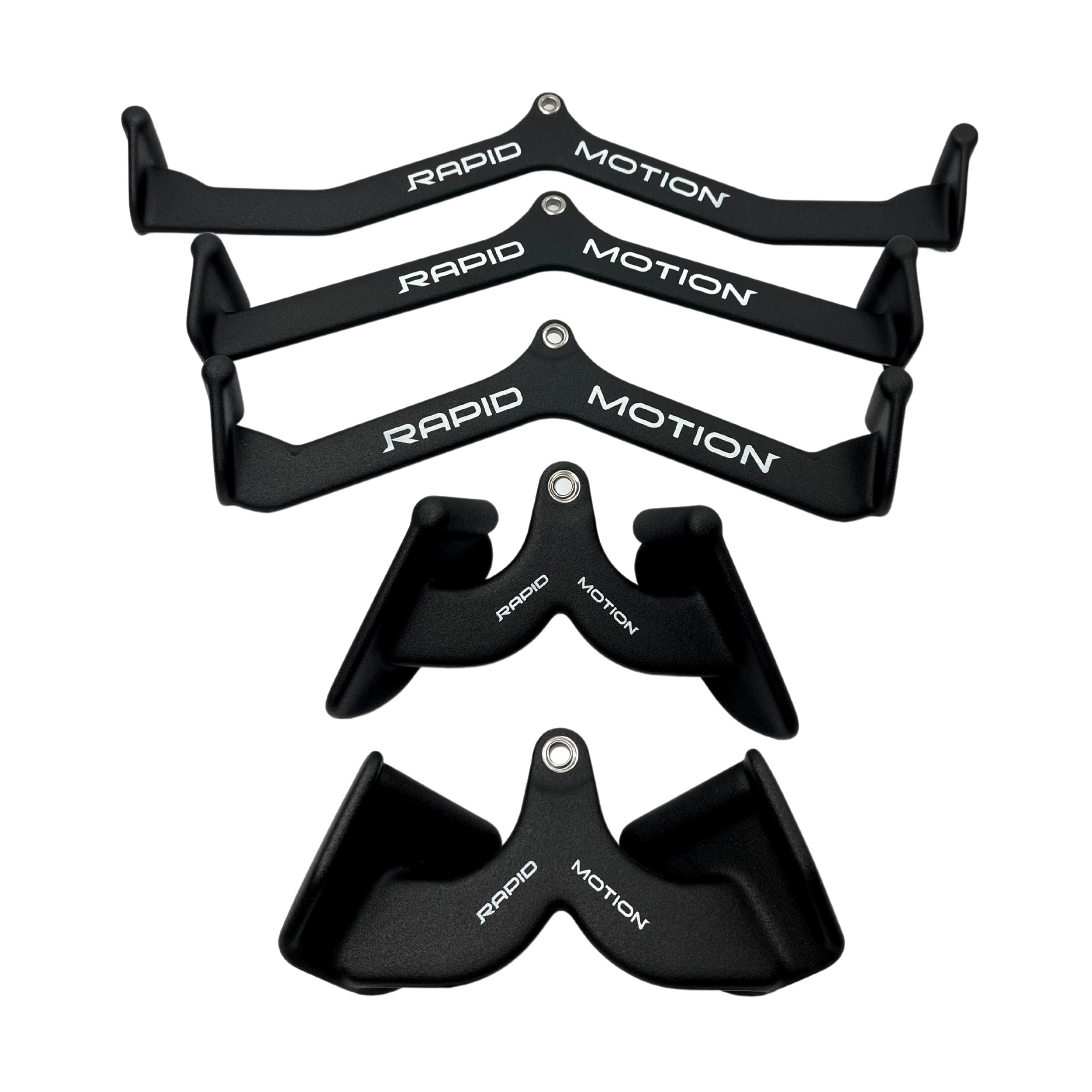 Rapid Motion Power Grip Cable Attachments - Lat Pulldown and Row Pack